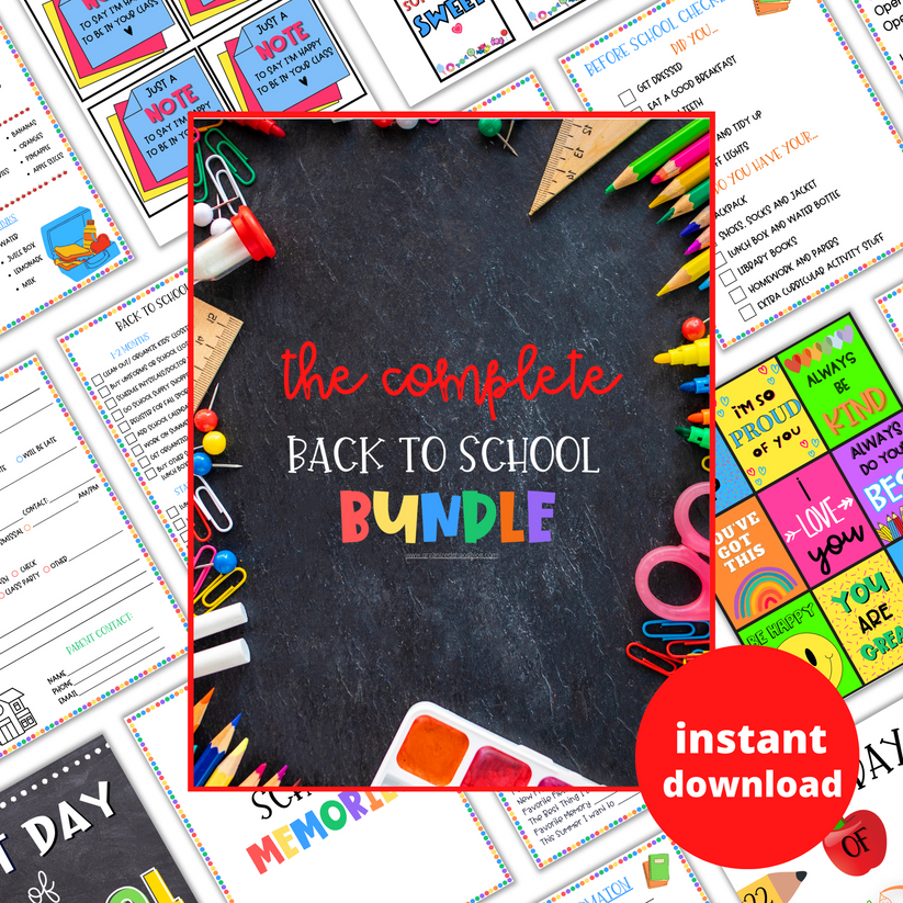The Complete Back to School Bundle – Shop Organized Chaos Blog